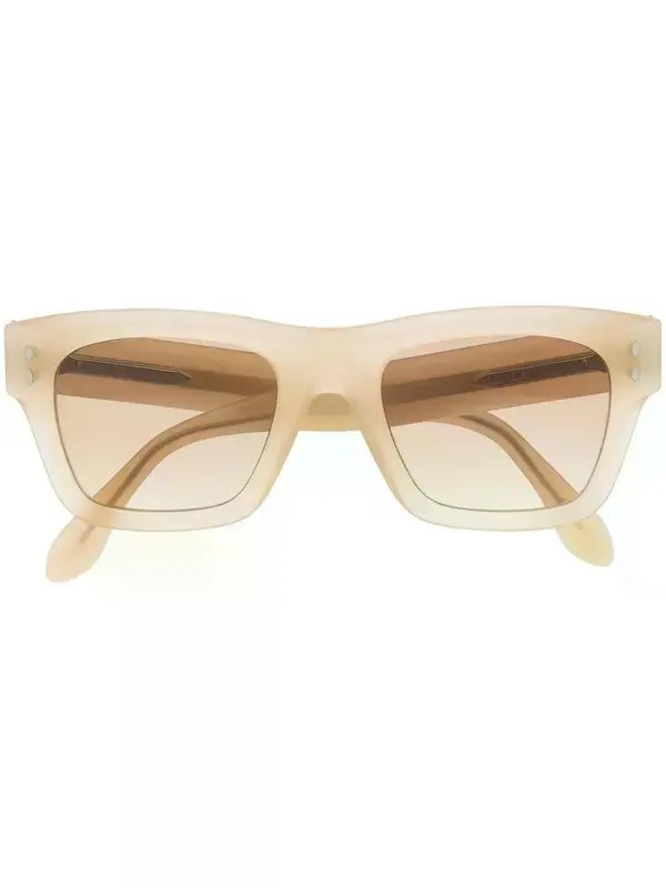 Isabel Marant Square Tinted Sunglasses - Neutrals