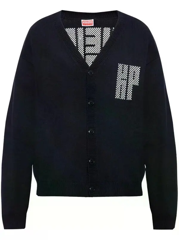 Kenzo Kamon Cardigan - Blue
