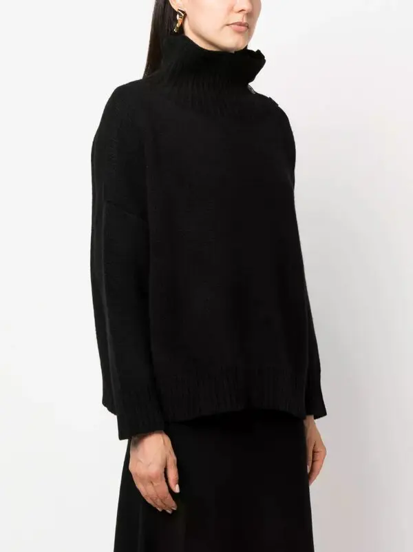 YVES SALOMON Button-detail Knitted Jumper