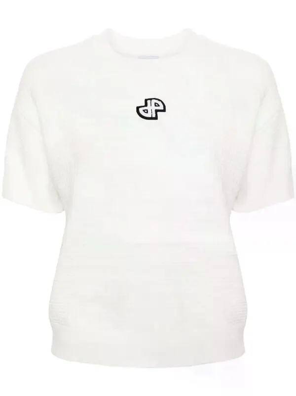 PATOU 3d-knit Short-sleeved Jumper