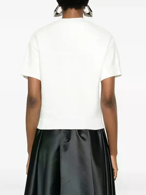 PATOU 3d-knit Short-sleeved Jumper