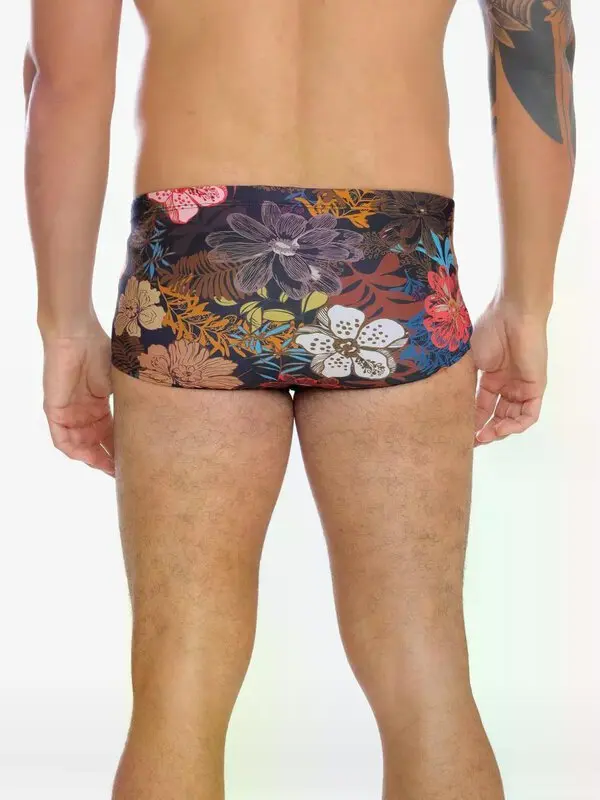 AMIR SLAMA Floral-print Swim Briefs