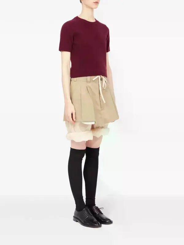 MAISON MARGIELA Cropped Wool Top