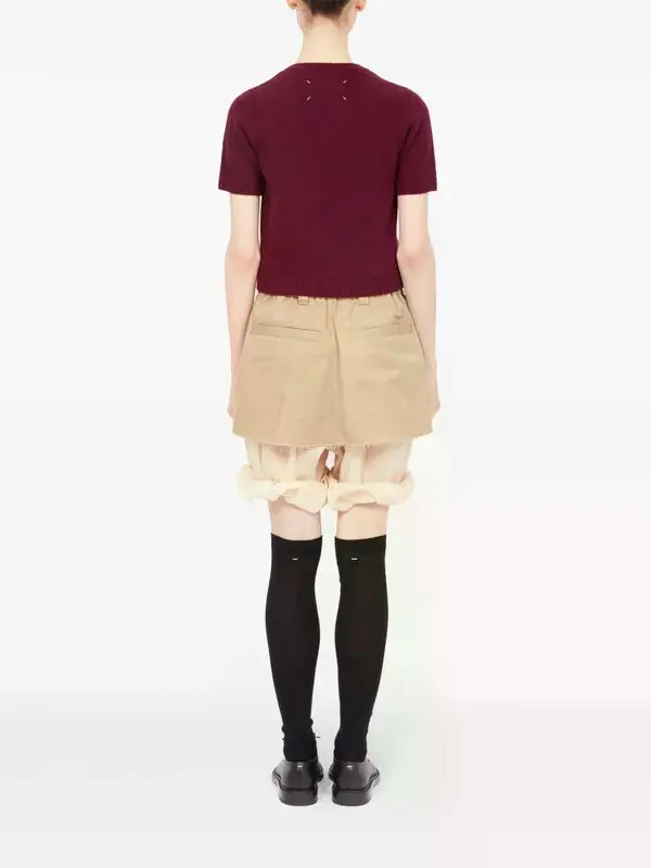 MAISON MARGIELA Cropped Wool Top