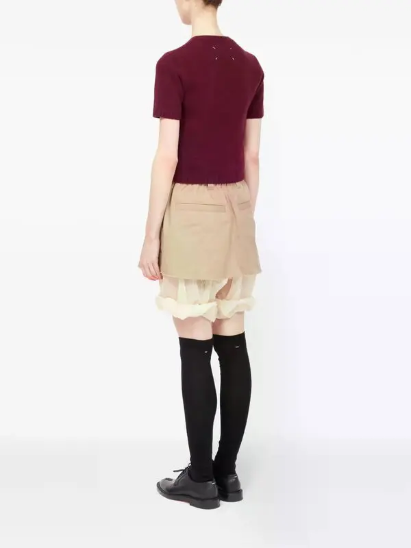 MAISON MARGIELA Cropped Wool Top