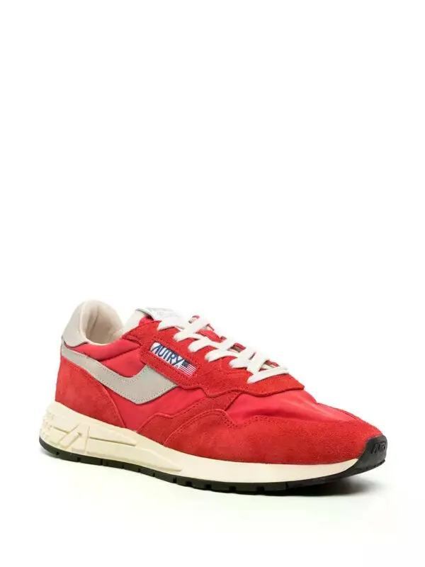 AUTRY Reelwind Suede Sneakers - Red
