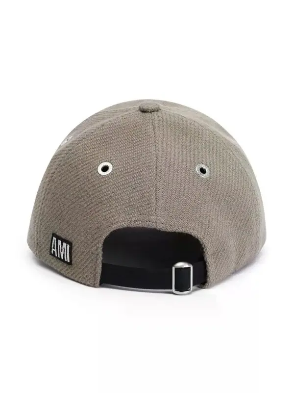 AMI Paris Logo-embroidered Baseball Cap