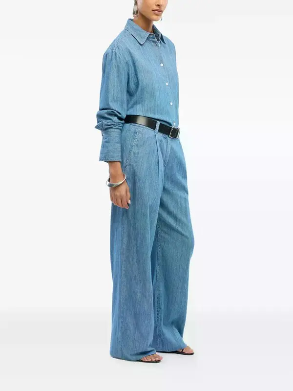 Another Tomorrow Chambray Shirt