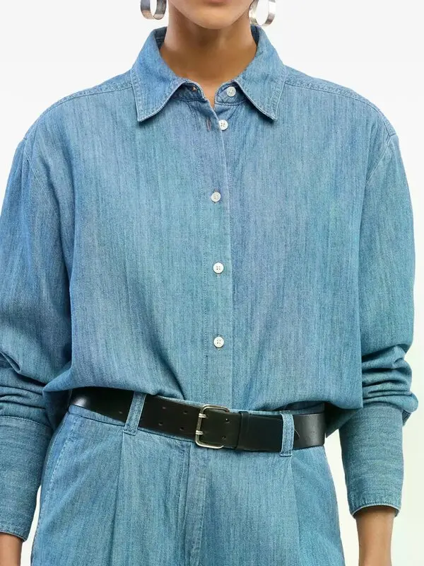 Another Tomorrow Chambray Shirt