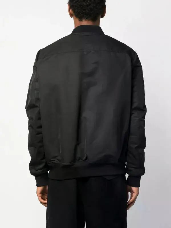 Rick Owens Baseball-collar Wool Bomber Jacket