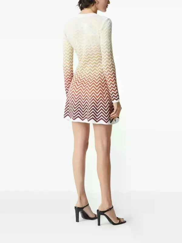 Missoni Zigzag-pattern Mini Dress