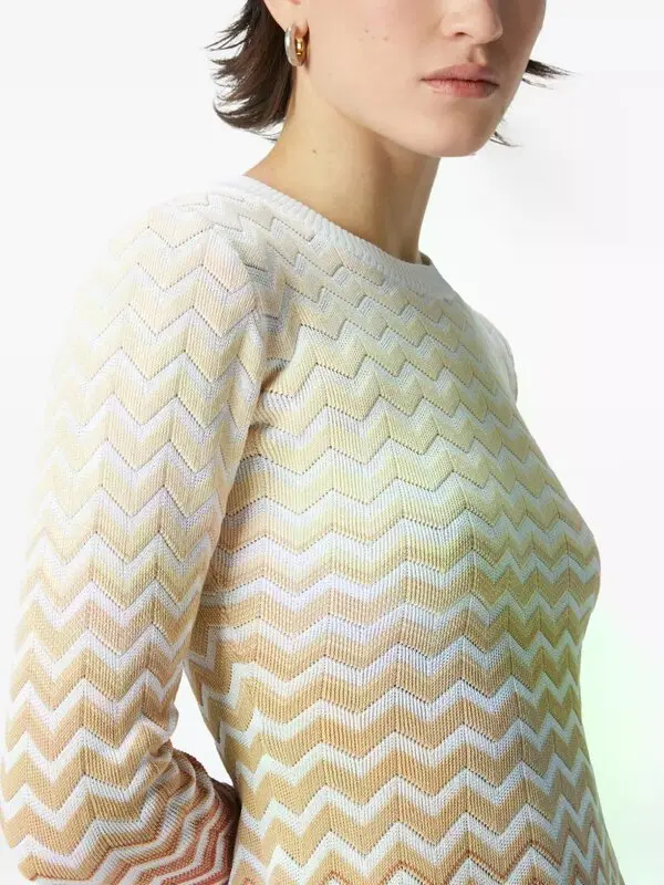 Missoni Zigzag-pattern Mini Dress