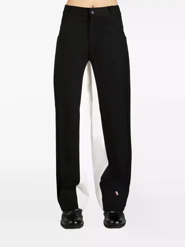 FAX COPY EXPRESS Two-tone Wide Leg Trousers