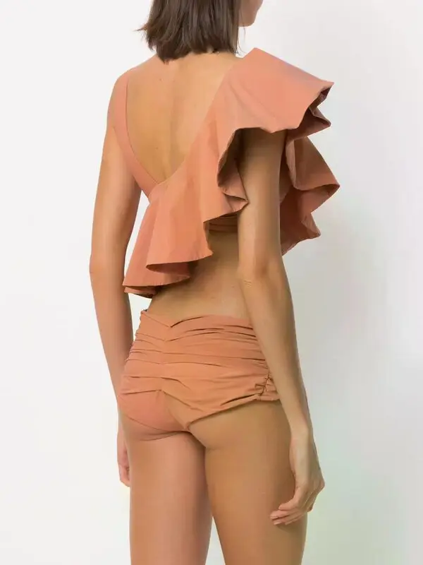 AMIR SLAMA Ruffled Bikini Set