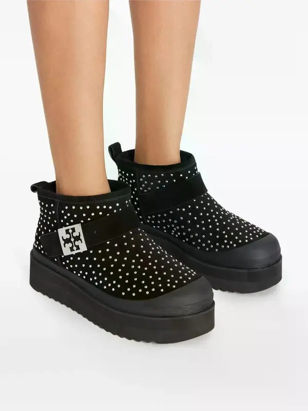 Tory Burch Mellow Platform Boots - Black