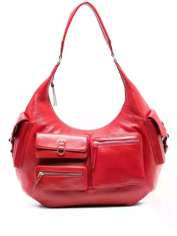 Blumarine Grained Calf Leather Hobo Bag