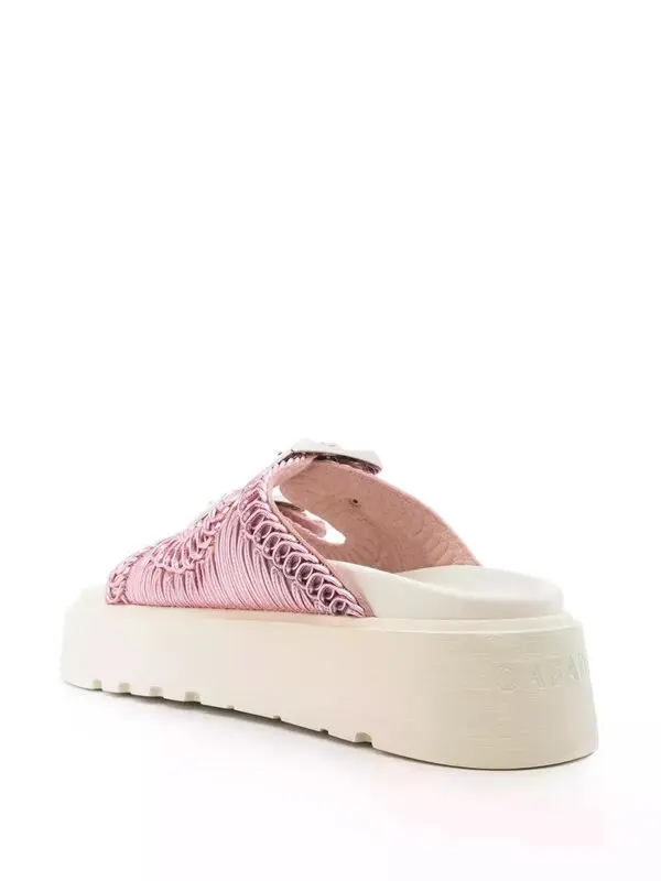 Casadei Birky Ale Flatform Slides - Pink