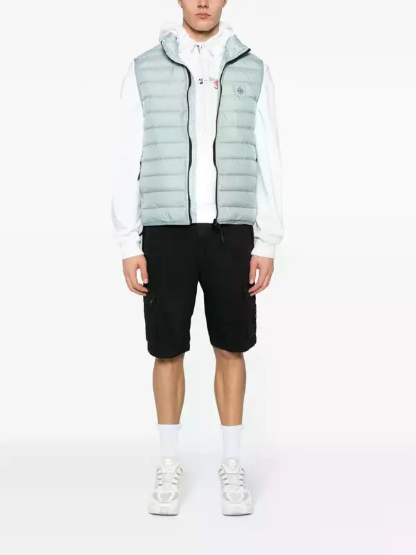 Stone Island Compass Cotton Cargo Shorts