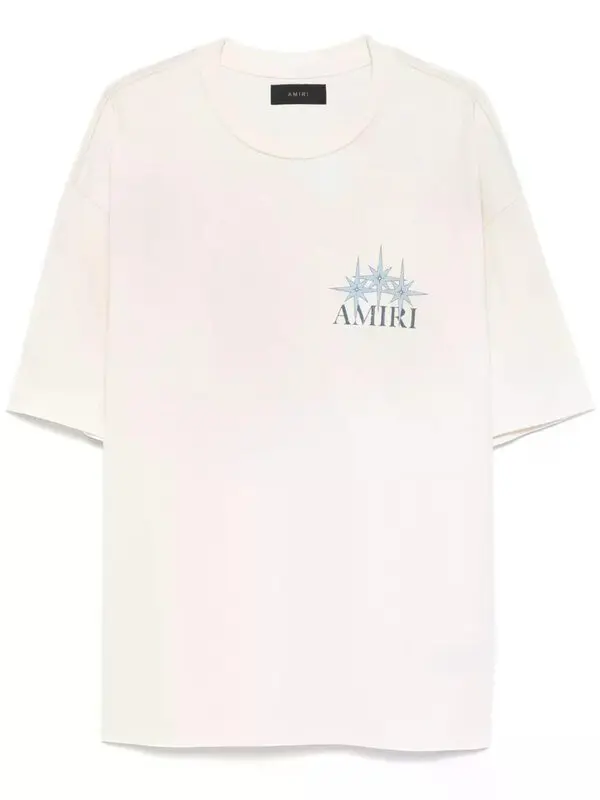 Amiri Starburst T-shirt - Neutrals