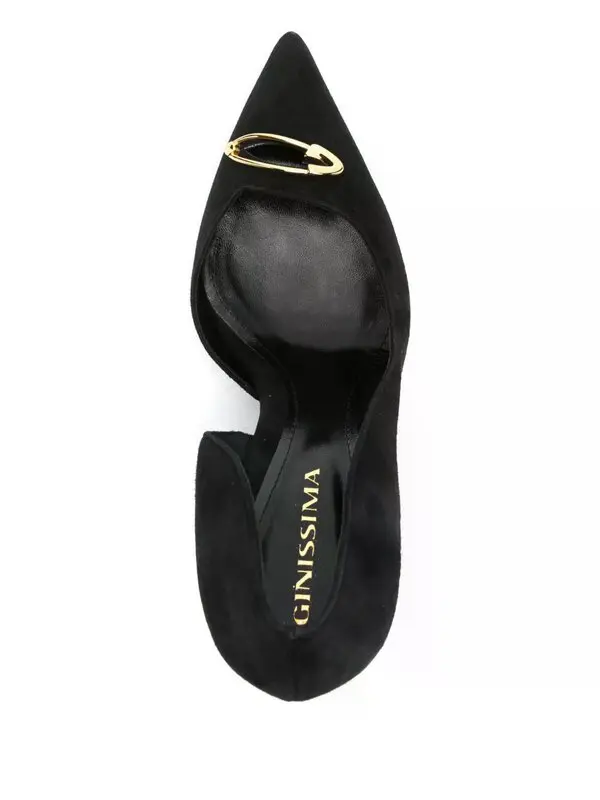 GINISSIMA 100mm Emma Pumps - Black