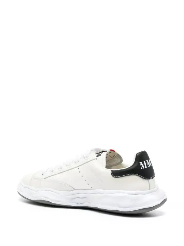 Mihara Yasuhiro Charles Lace-up Leather Sneakers - White
