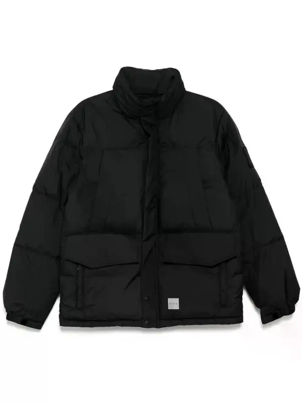 AGNES B. Logo-patched Down Jacket
