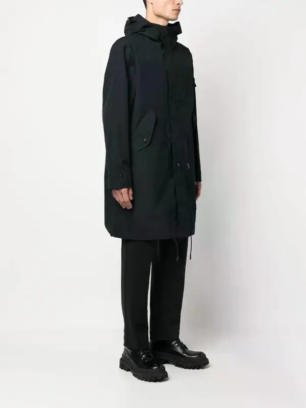 Stone Island Compass-patch Long-sleeved Coat