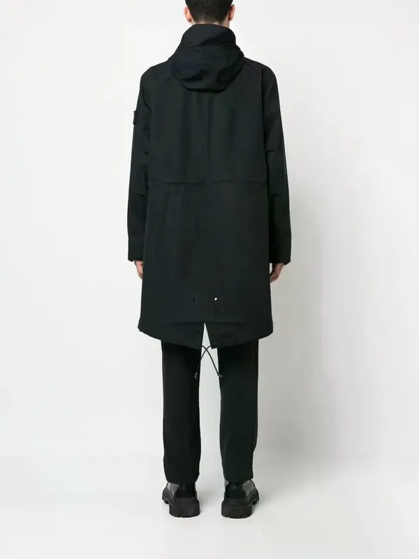 Stone Island Compass-patch Long-sleeved Coat