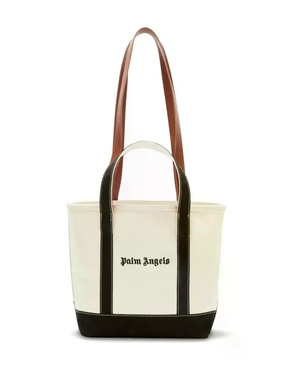 Palm Angels Logo-print Canvas Tote Bag