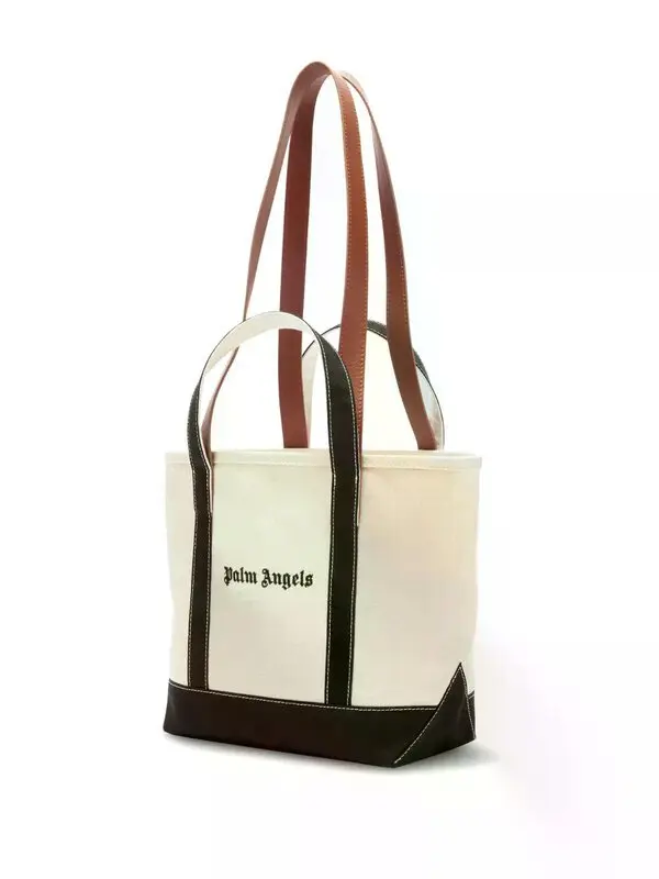 Palm Angels Logo-print Canvas Tote Bag