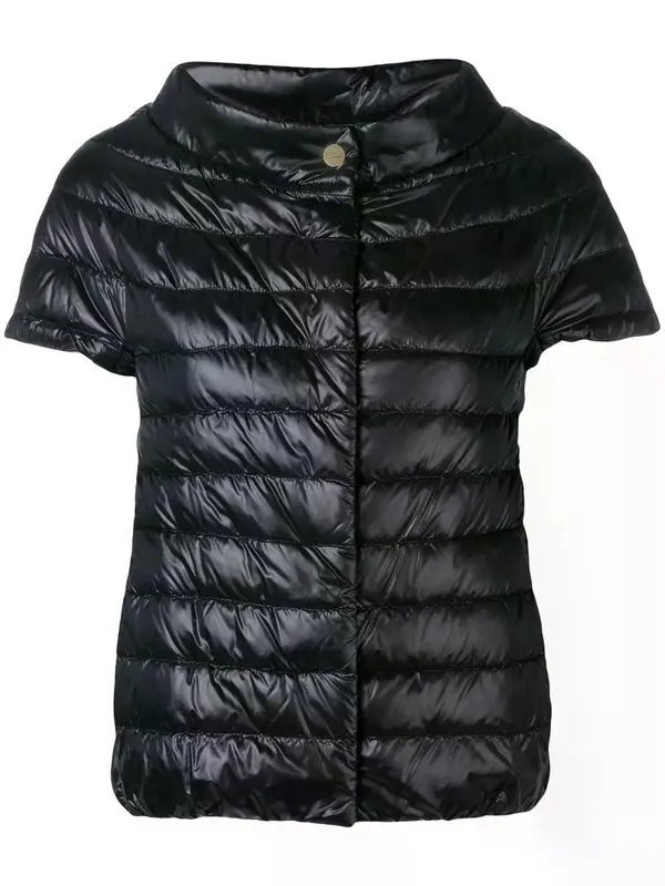 Herno Short-sleeved Down Jacket - Black