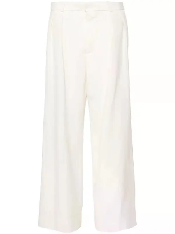 Wardrobe.NYC Low-waisted Wide Leg Trousers