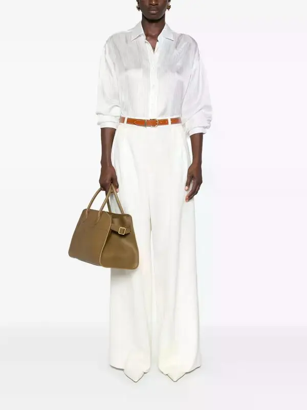 Wardrobe.NYC Low-waisted Wide Leg Trousers