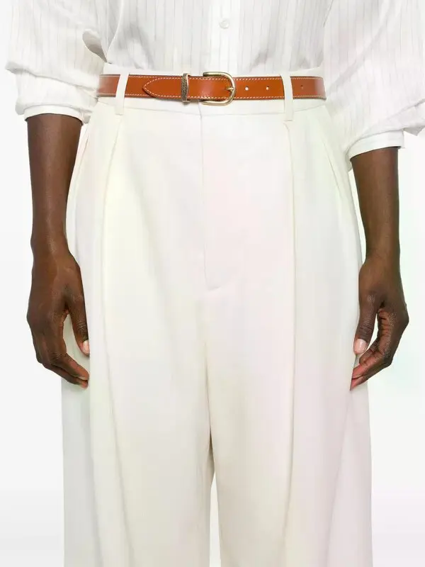 Wardrobe.NYC Low-waisted Wide Leg Trousers