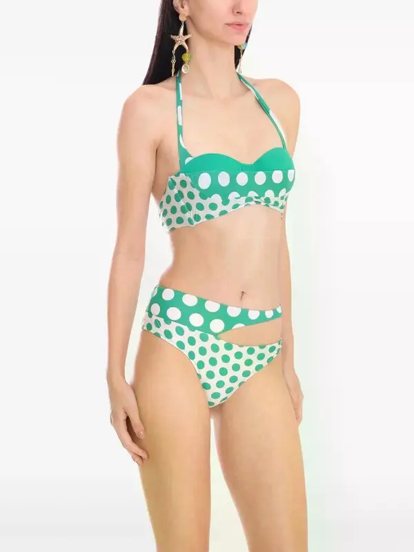 AMIR SLAMA Polka Dot Bikini