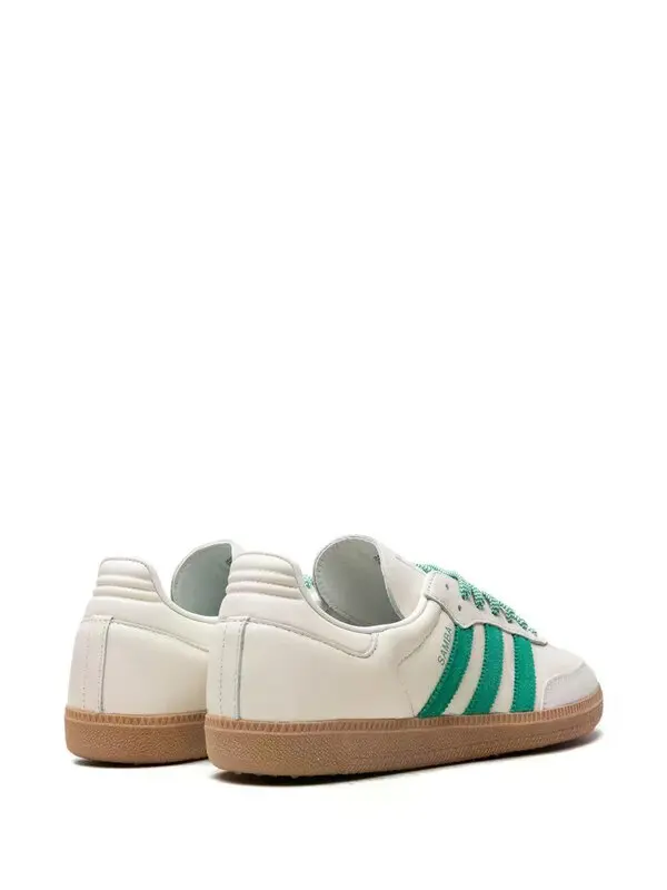 Adidas Samba Og Leather Lace-up Sneakers - White