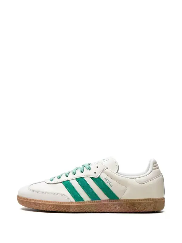 Adidas Samba Og Leather Lace-up Sneakers - White