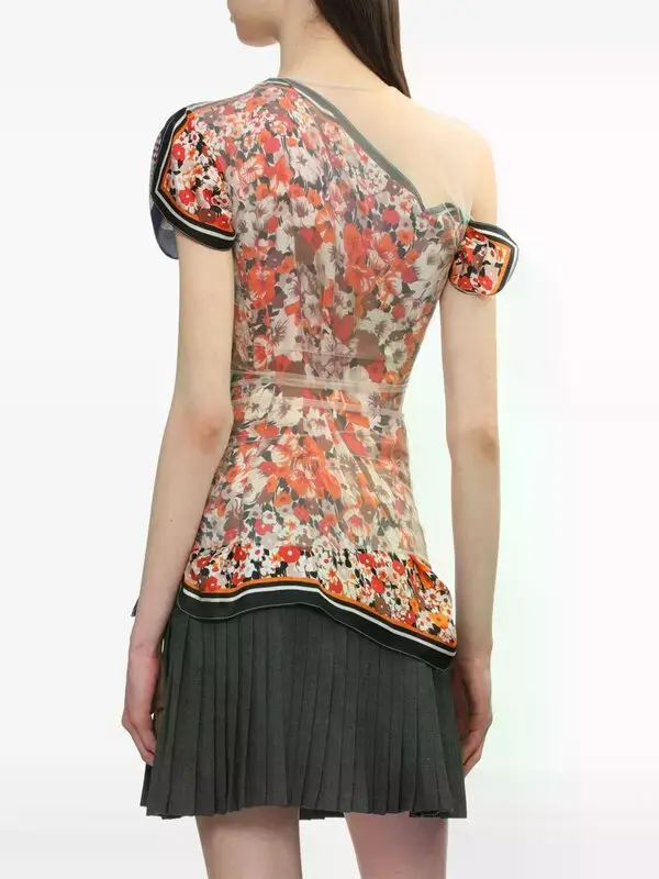 MARINE SERRE Asymmetrical Layered Top