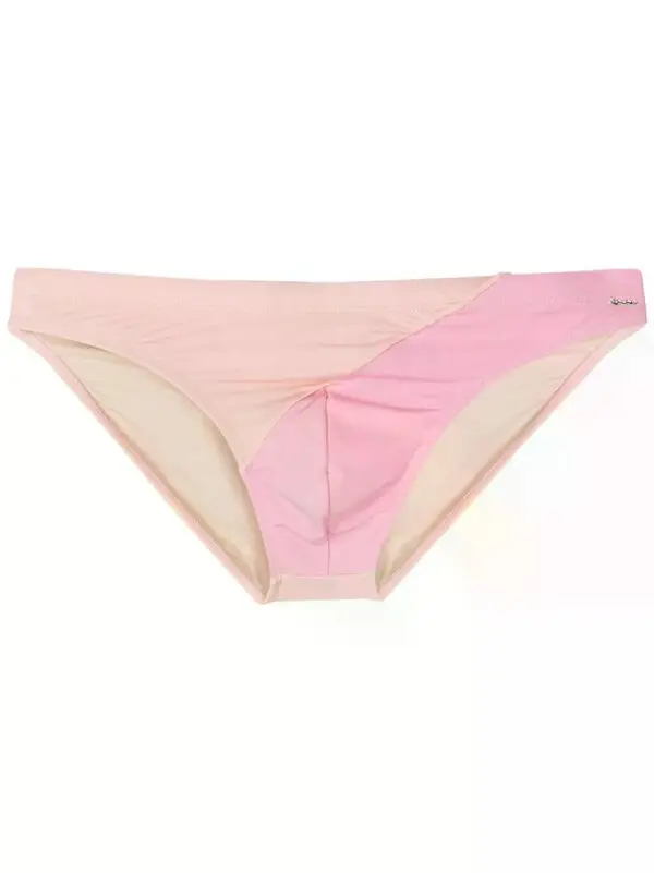 AMIR SLAMA Panelled Swim Trunks - Pink