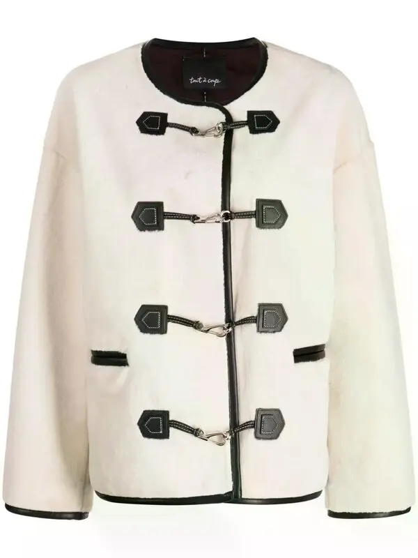 TOUT A COUP Hook-fastening Jacket - Neutrals