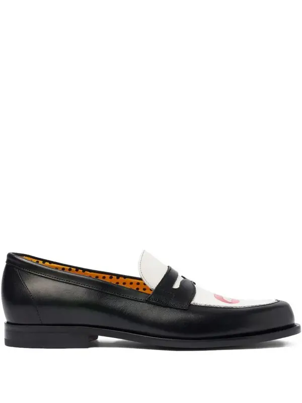 SCAROSSO Mouth-motif Loafers