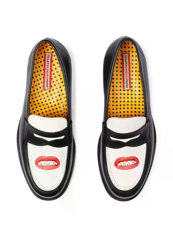 SCAROSSO Mouth-motif Loafers