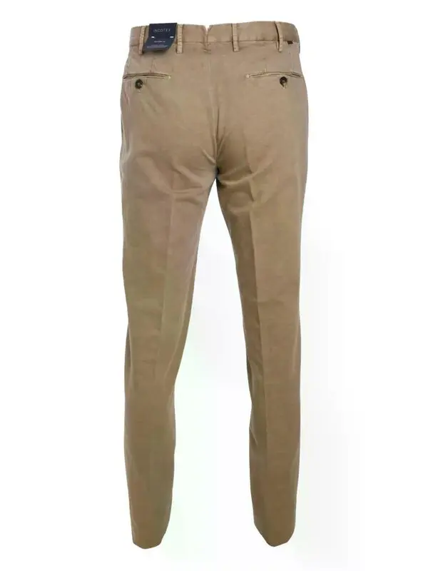 SLOWEAR Logo-patch Trousers - Brown