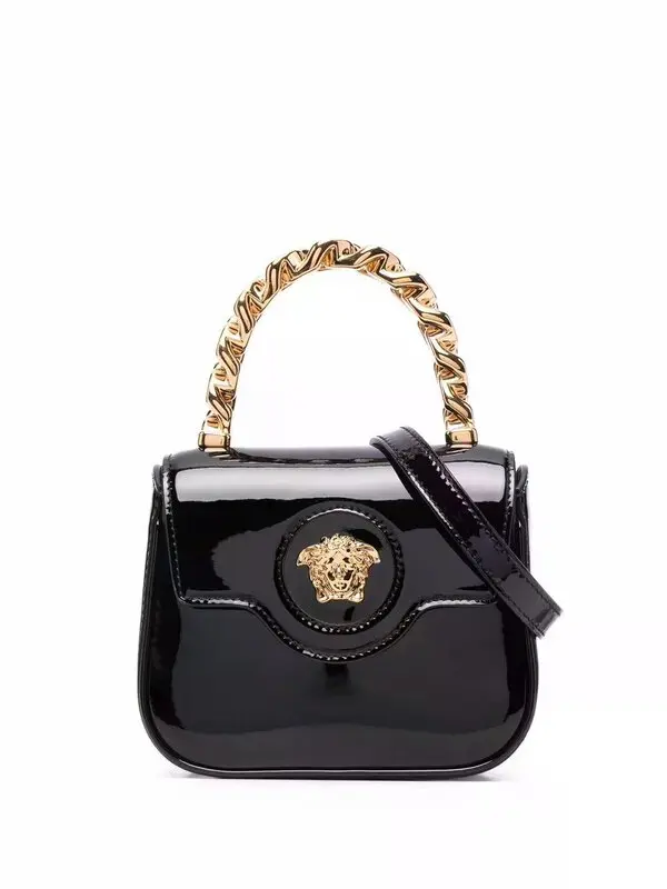 Versace La Medusa Patent Mini Bag