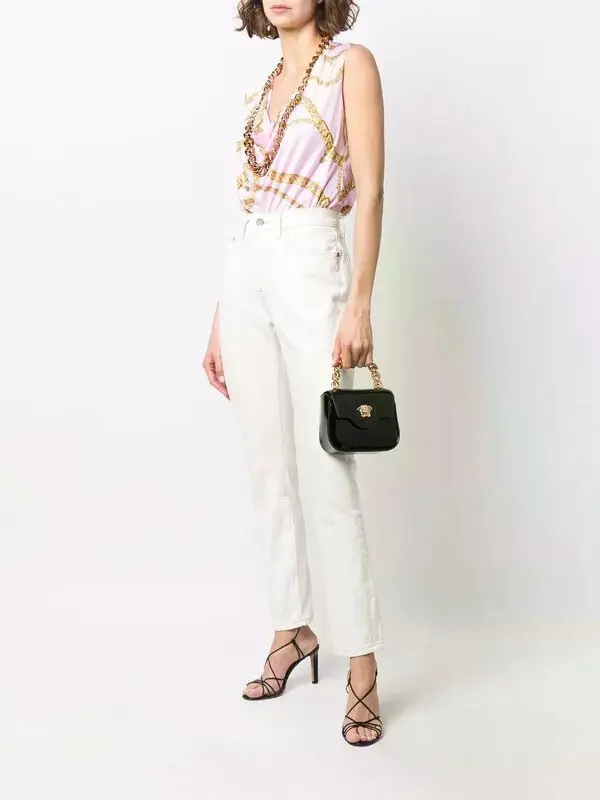 Versace La Medusa Patent Mini Bag