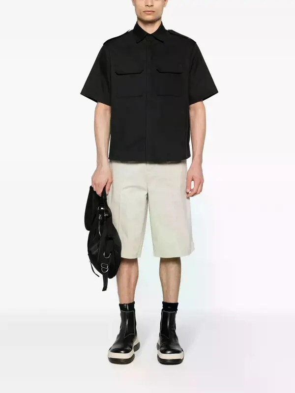 Neil Barrett Short-sleeve Poplin Shirt