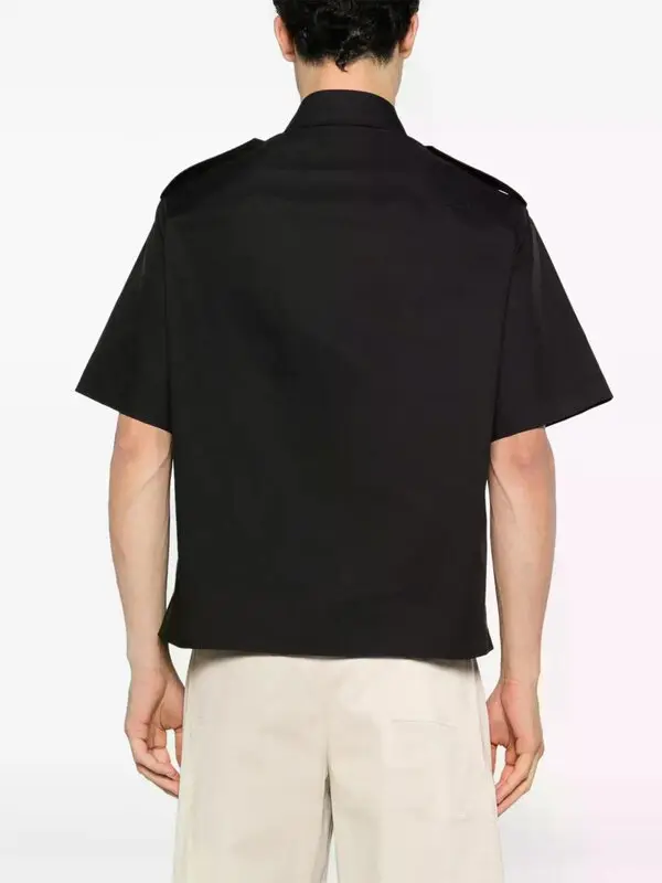 Neil Barrett Short-sleeve Poplin Shirt