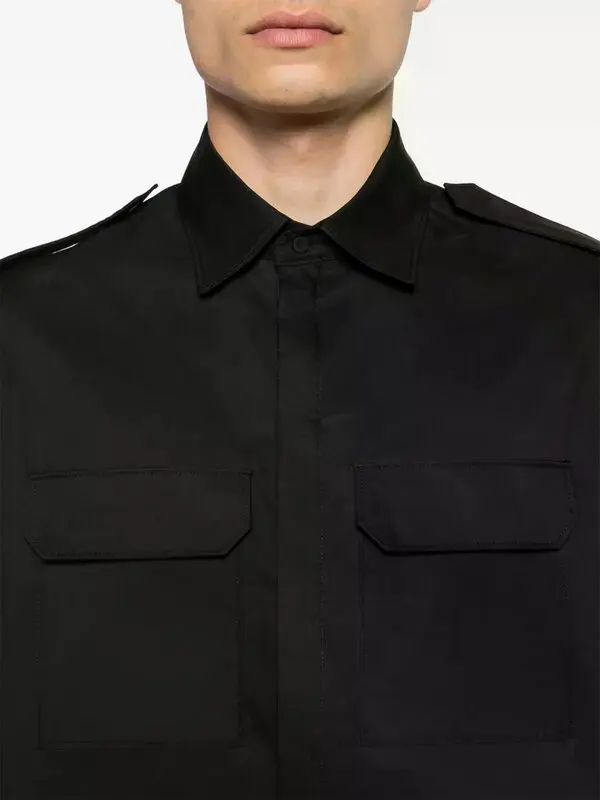 Neil Barrett Short-sleeve Poplin Shirt