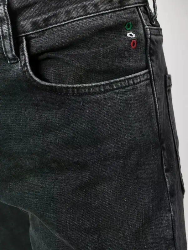 Philipp Plein Iconic Straight-leg Jeans - Grey