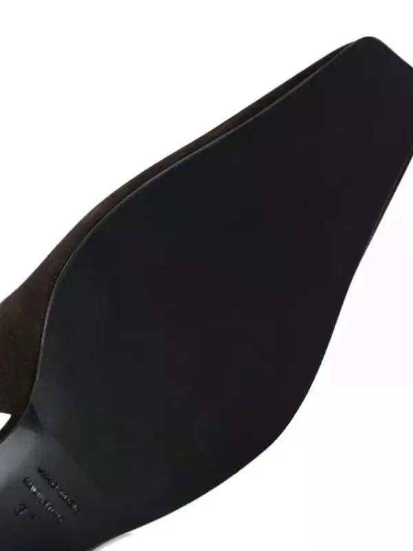 NOTABENE Eleonora Pointed-toe Slingback Pumps - Brown